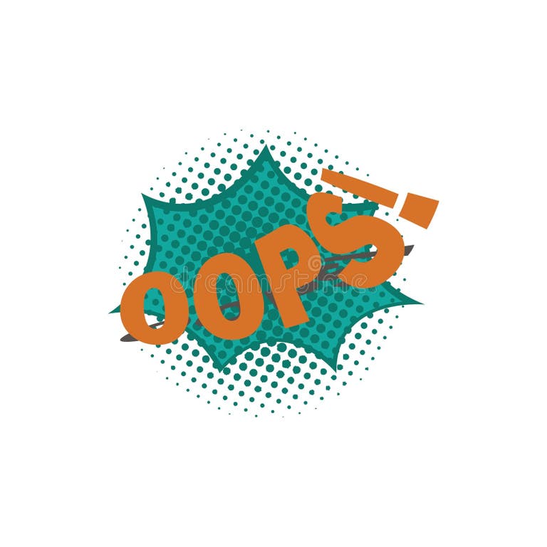 Oops Stock Illustrations – 11,520 Oops Stock Illustrations, Vectors ...