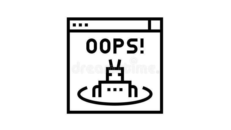 Wifi error Icon Animation stock video. Video of network - 223541175