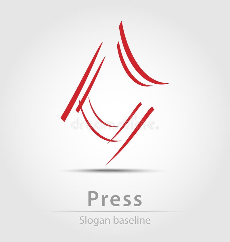 Oorspronkelijk Gecreeerd Pers/media Vector Bedrijfspictogram Vector ...