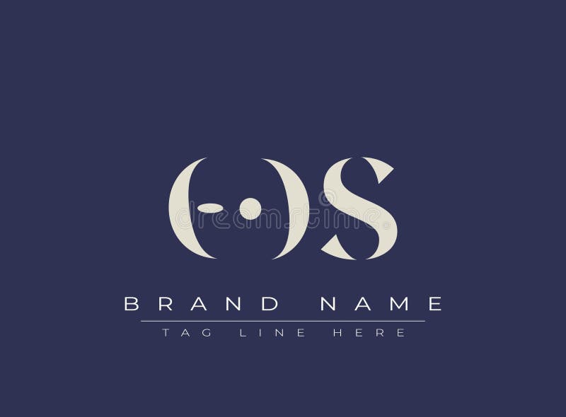 OOS Abstract Letter Logo Design Stock Vector - Illustration of business ...