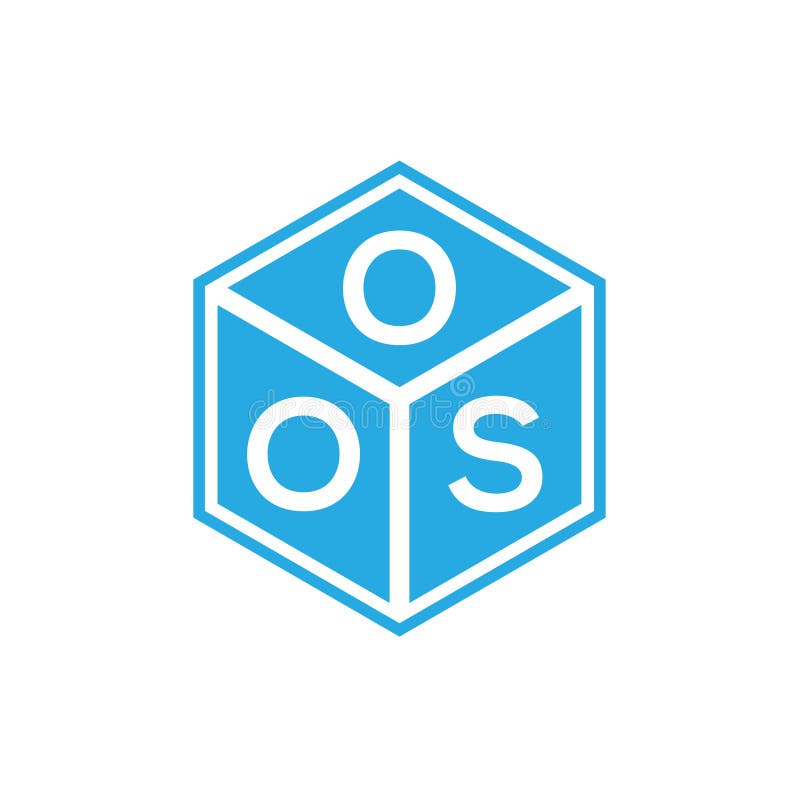 OOS Letter Logo Design on Black Background. OOS Creative Initials ...