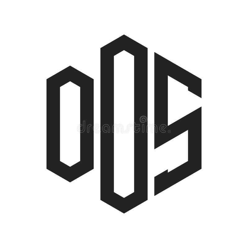 OOS Logo Design. Initial Letter OOS Monogram Logo Using Hexagon Shape ...