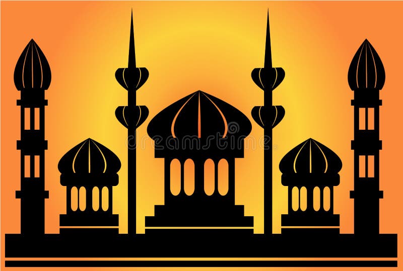 Oosterse stad vector illustratie. Illustration of architectuur - 47755518