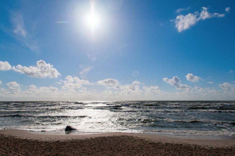 Oostzee 1 stock afbeelding. Image of lucht, horizon, atmosfeer - 26561103