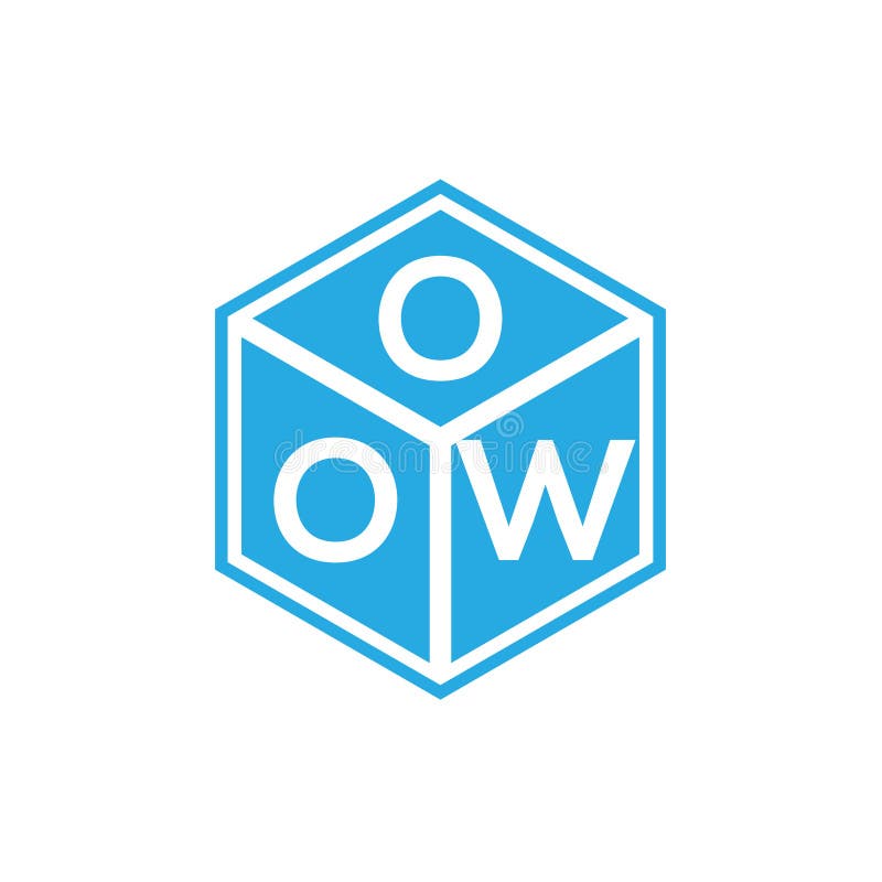 OOW Letter Logo Design on Black Background. OOW Creative Initials ...