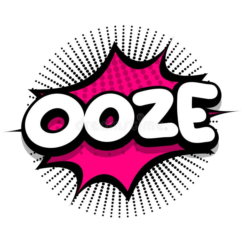 Ooze Comic Book Explosion Bubble Vector Illustration Stock Vector ...