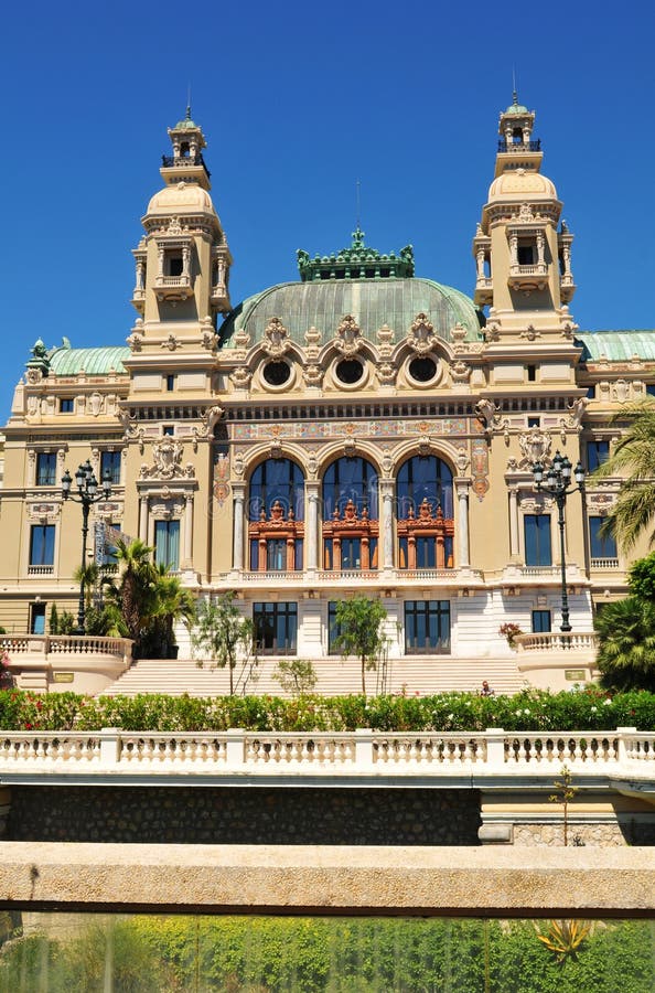 Opéra De Monte Carlo-Salle Garnier, Monaco Image stock - Image of ...