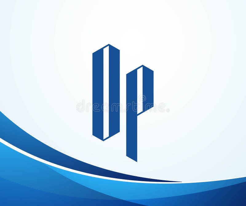 OP Alphabet Letter Logo Design Template Elements Stock Vector ...