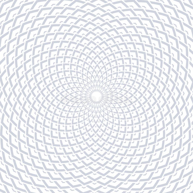 Op Art Abstract Design. Geometric Rotation Pattern Stock Vector ...