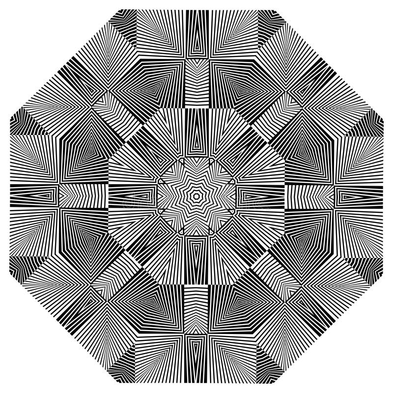 Optical Art stock vector. Illustration of join, black - 135627850