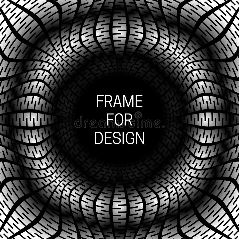Op Art Pattern Frame Stock Illustrations – 362 Op Art Pattern Frame ...