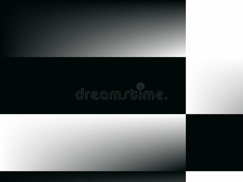 Op Art Gradient Checkerboard Black and White One Stock Illustration ...