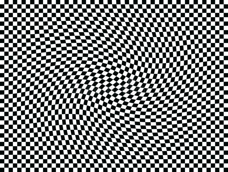 Op Art Moving Squares One stock illustration. Illustration of vintage ...