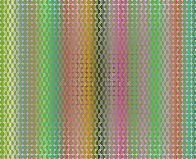 Op Art One Thousand Circles Multicolor One Stock Illustration ...