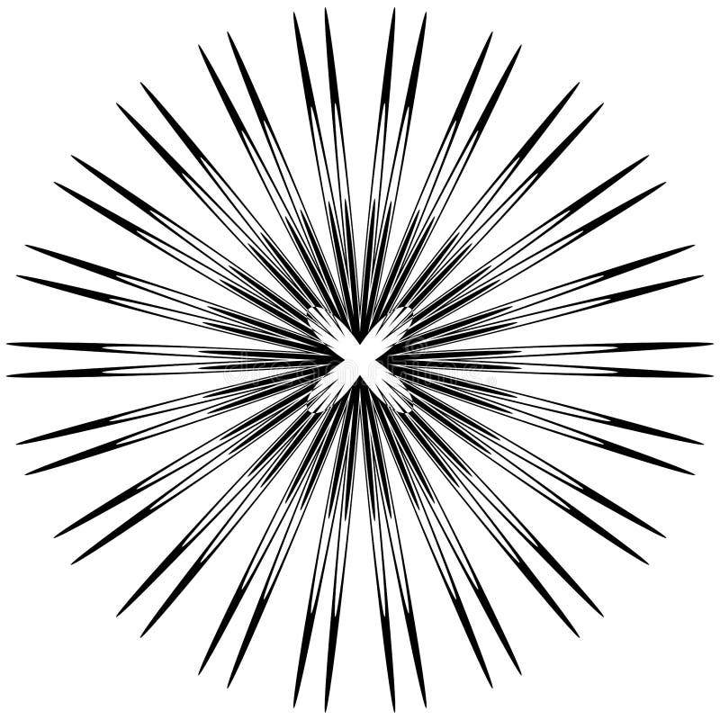 Op-art, Visual Art Abstract Geometry Element Stock Vector ...