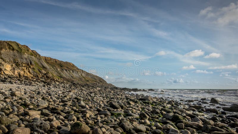 The Opal Coast with the North Sea Stock Photo - Image of summer, scenic ...