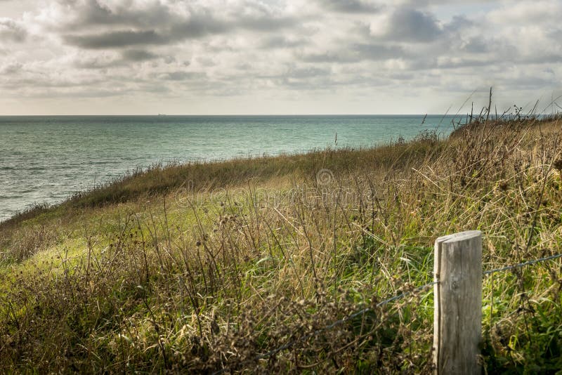 The Opal Coast with the North Sea Stock Photo - Image of travel, cliff ...