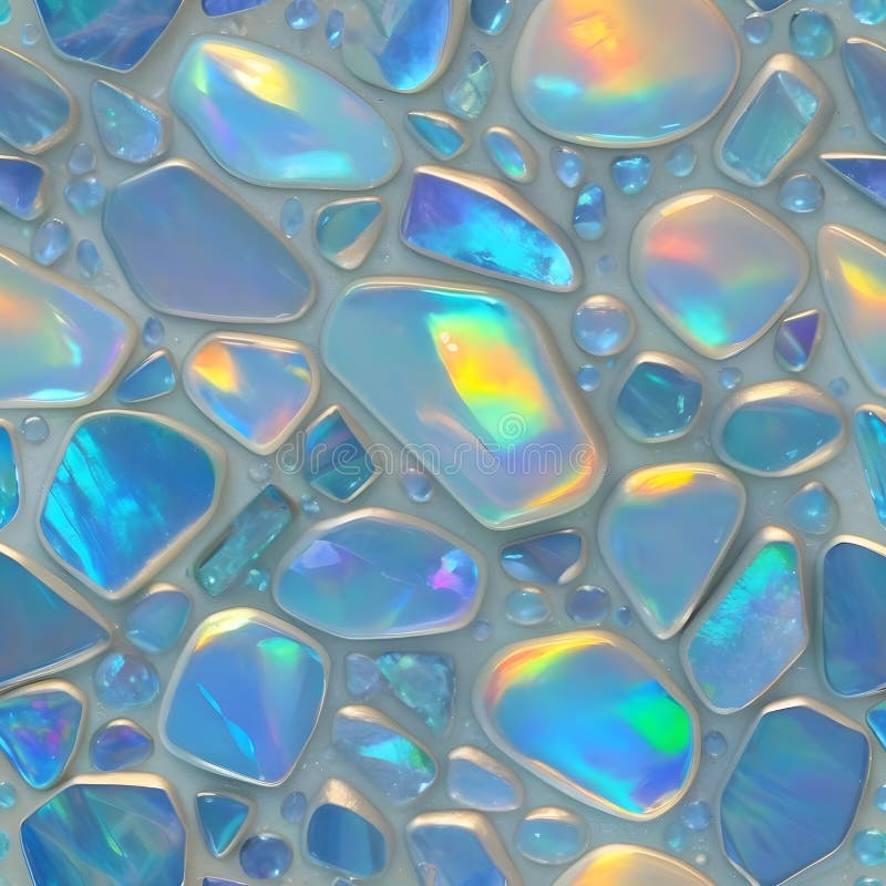 Opal Marble Pattern. Textured Background with Blue and Gold Waves Stock ...