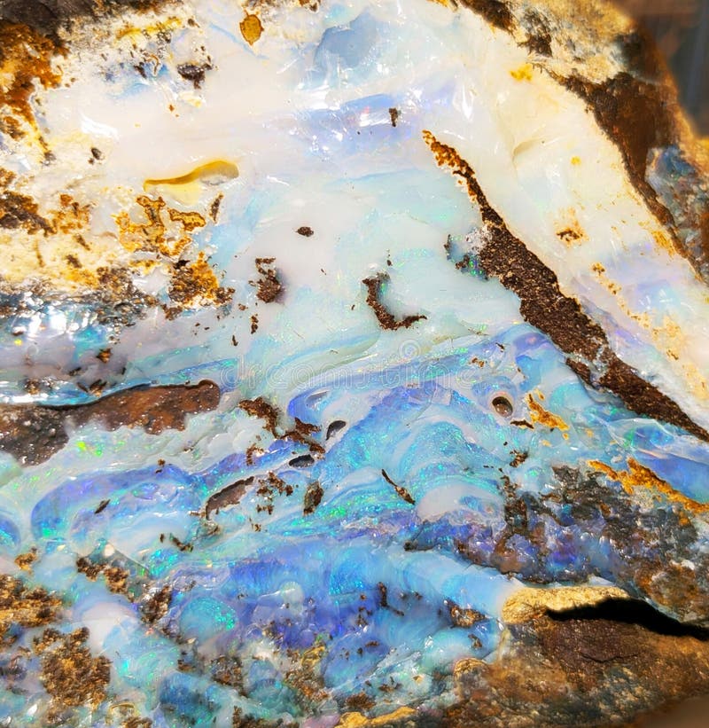 Opal mineral stone texture stock image. Image of nature - 376508707