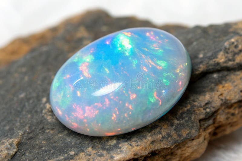 Opal Mineral Texture stock illustration. Illustration of sparkling ...