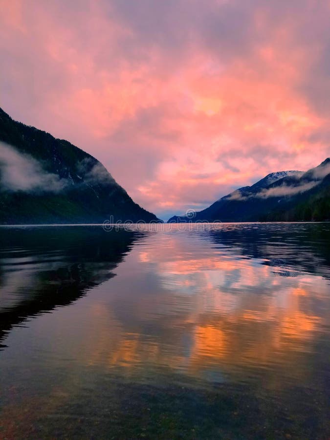 Opal skies stock photo. Image of sunset, reflection - 134560726