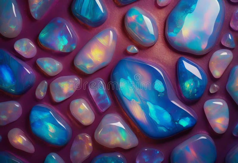 Opal Stone Texture Background Stock Illustration - Illustration of ...