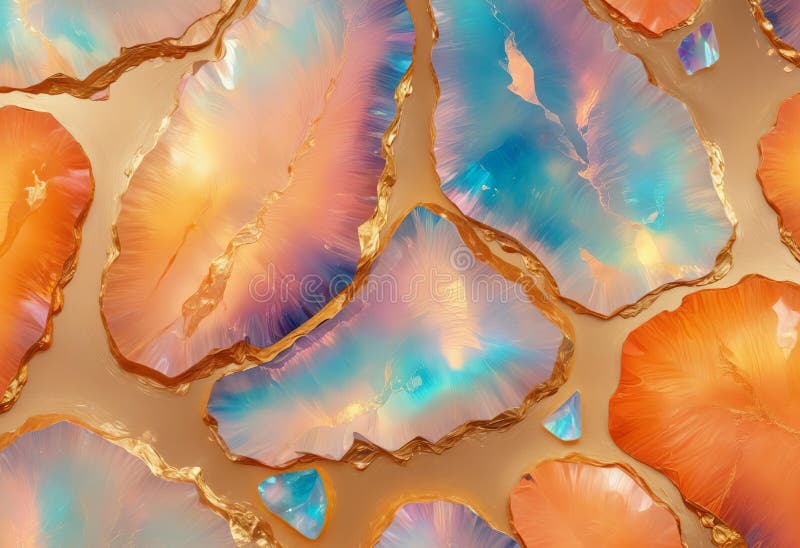 Opal Stone Texture Background Stock Illustration - Illustration of ...