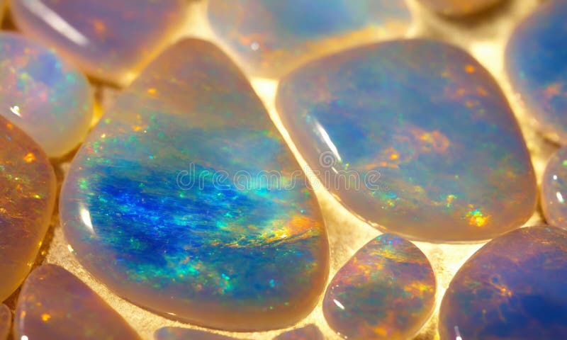 Opal Texture for Background or Design Piece of Art. Stock Image - Image ...