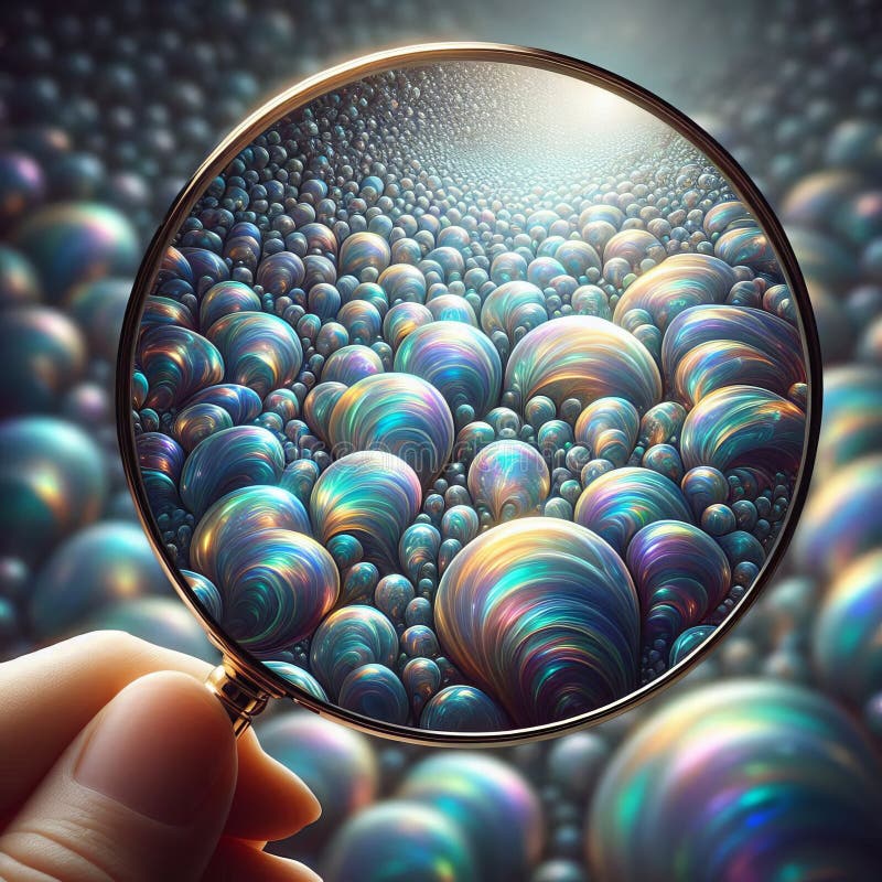 19 29. Opal View - Viewing through a Magnifying Glass with Opa Stock ...