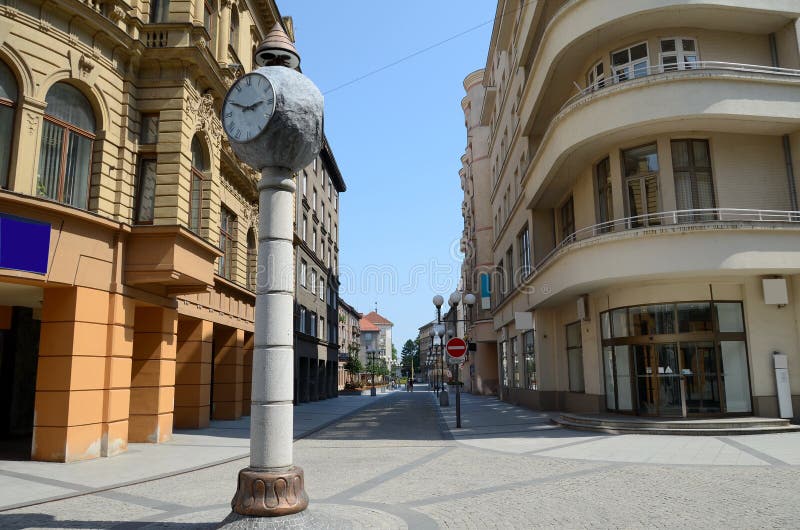 Opava in Czech Republic stock photo. Image of street - 113080868