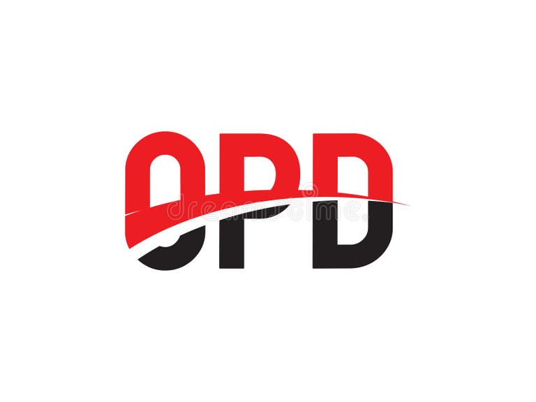 OPD Letter Initial Logo Design Vector Illustration Stock Vector ...