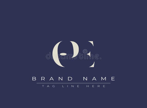 OPE Abstract Letter Logo Design Stock Vector - Illustration of logo ...