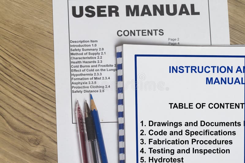 Instruction Manual stock image. Image of design, plan - 29700461