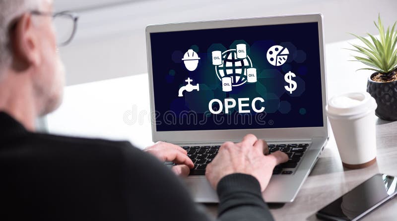 Opec Concept on a Laptop Screen Stock Image - Image of corporate ...