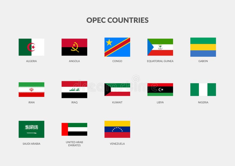 OPEC Countries (Organisation of the Petroleum Exporting Countries ...