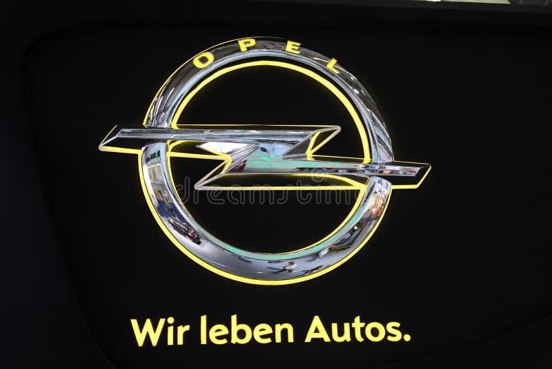 Opel Company Logo editorial stock image. Image of exposition - 21310169