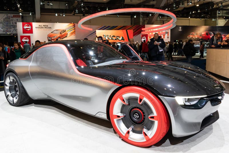 Opel GT Concept car editorial photography. Image of modern - 135633867