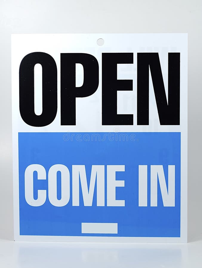 Open Sign stock photo. Image of sign, storefront, billboard - 83308