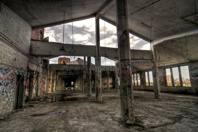 Open Air Building stock image. Image of empty, cloud, damaged - 9293651