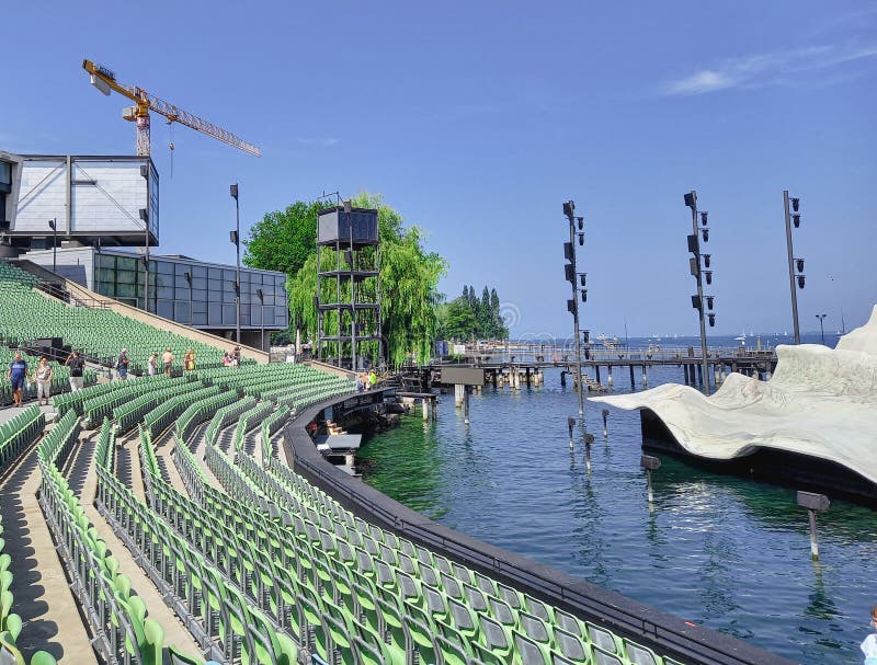 An Open Air Concert Area in Bregenz Stock Photo - Image of bregenz ...