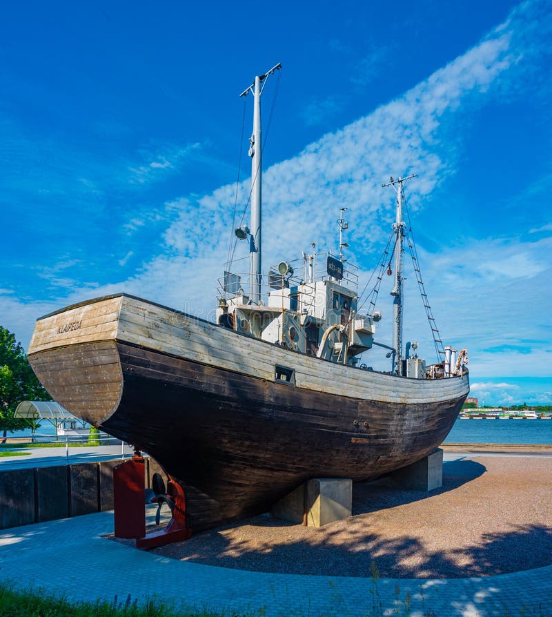 Open-air Exhibition of Historical Boats at Smiltyne in Lithuania ...