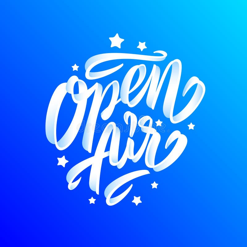 Calligraphy Hand Lettering for Silk Screen Printing Stock Vector ...