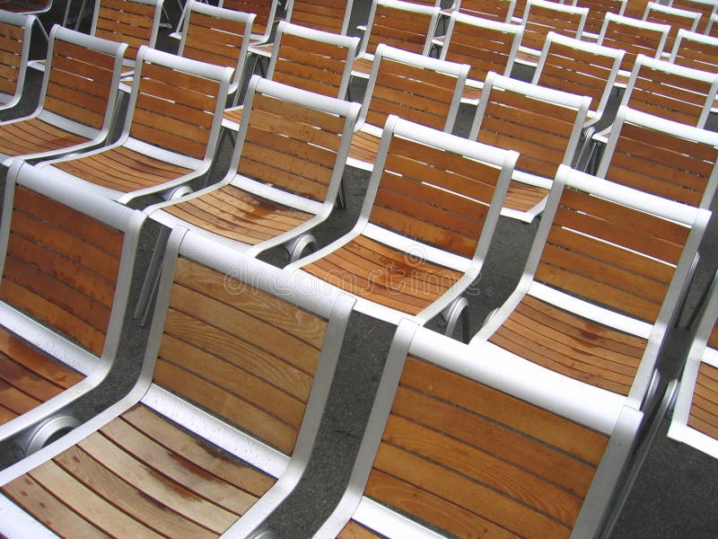 Open-air seats stock image. Image of design, pattern, concert - 1190363