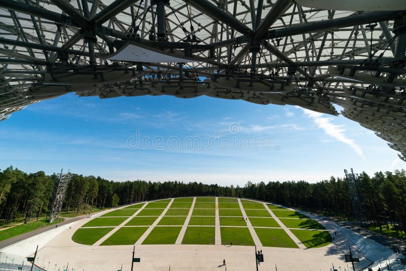 Open air stage editorial photography. Image of business - 230057857