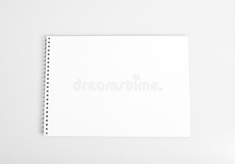 Open Album with Blank Pages Stock Image - Image of mockup, open: 42023629