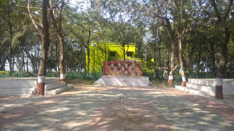 Open Amphi Theatre in a Garden with Big Trees Stock Photo - Image of ...