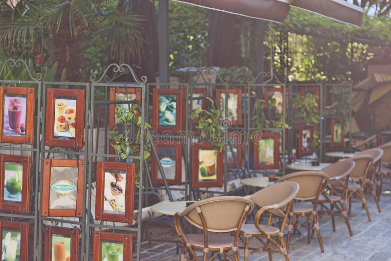 Open Area of the Restaurant Editorial Stock Photo - Image of narrow ...