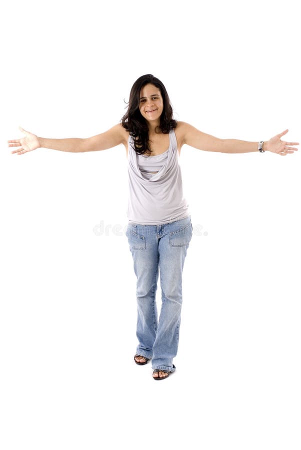 Open Arms stock image. Image of feminine, gorgeous, caucasian - 6533051
