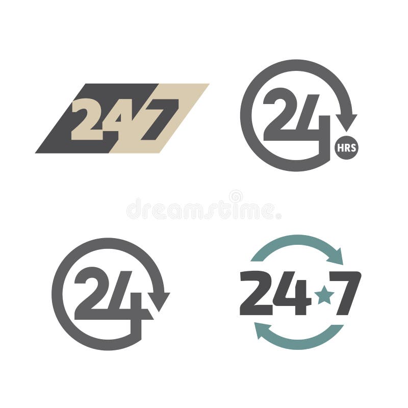 24 7 Logo Stock Illustrations – 1,412 24 7 Logo Stock Illustrations ...