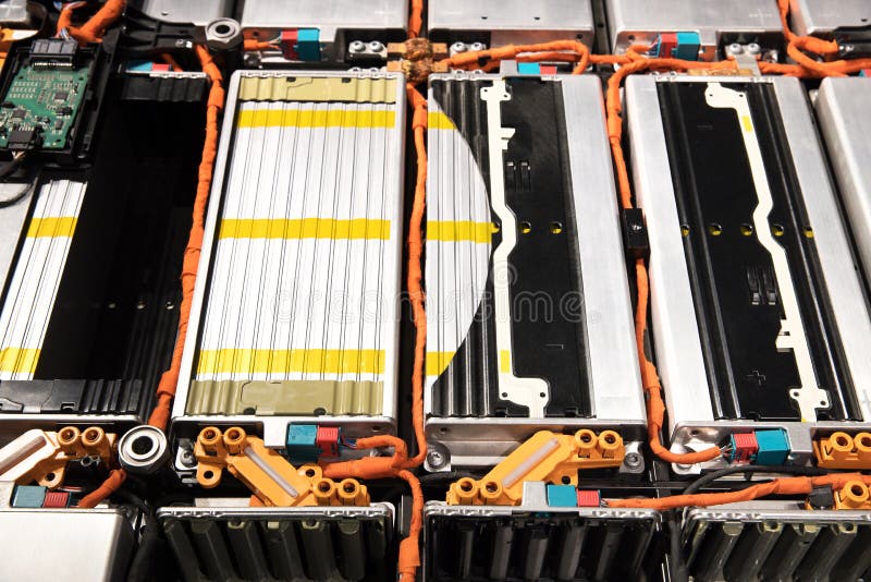 An Open Audi Electric Battery Pack Editorial Photography - Image of ...